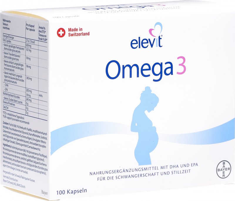 Elevit Omega 3 Blister 100 Stück in der Adler Apotheke