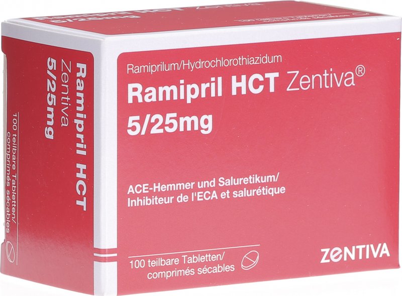Ramipril HCT Zentiva Tabletten 5/25mg 100 Stück in der Adler Apotheke