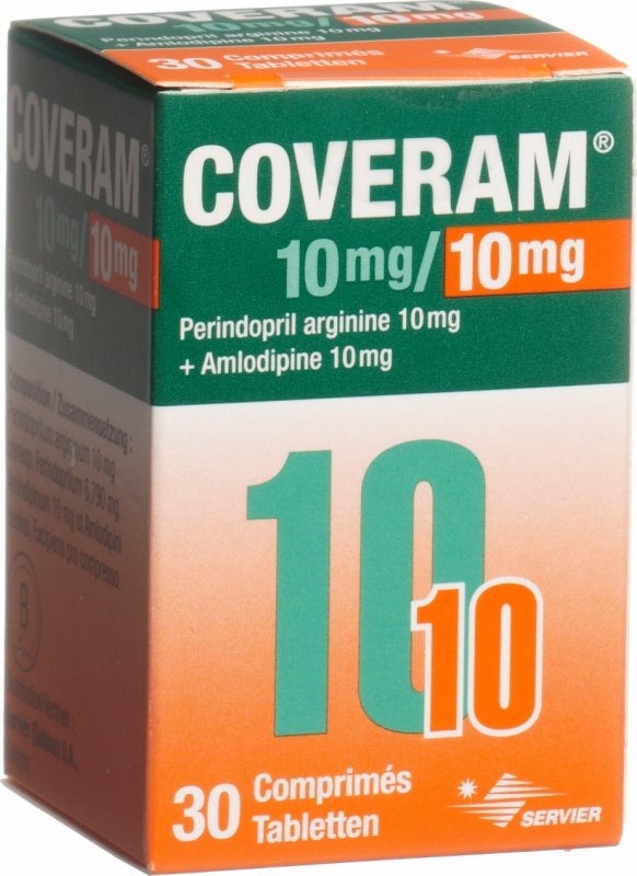 Coveram Tabletten 10/10mg 30 Stück in der Adler Apotheke