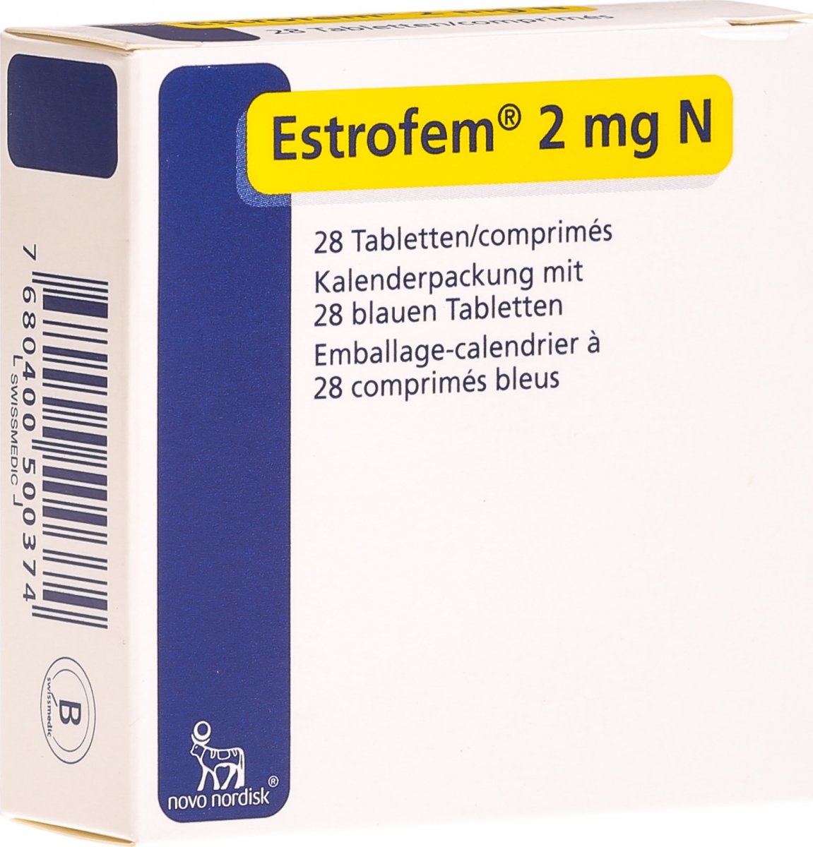 Estrofem N Filmtabletten 2mg 28 Stück in der Adler Apotheke