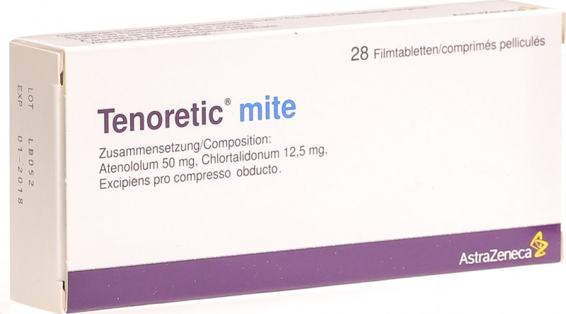 Tenoretic Mite Tabletten 50/12.5 28 Stück in der Adler Apotheke