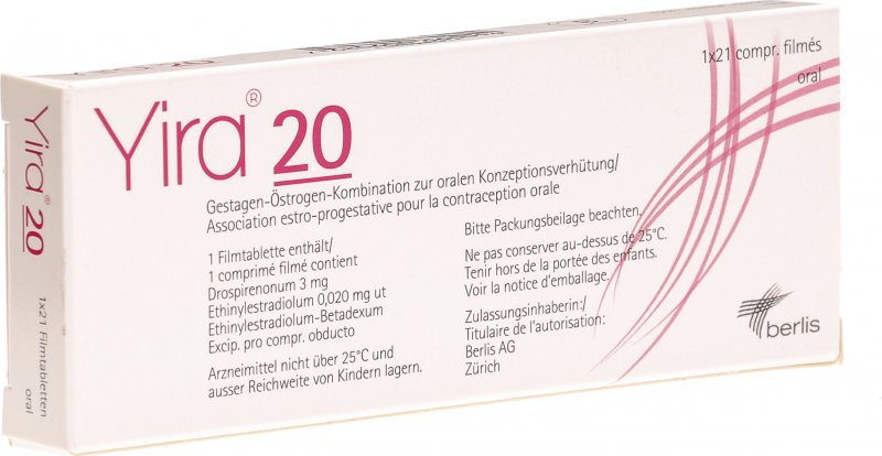 Yira 20 Filmtabletten 21 Stück in der Adler Apotheke