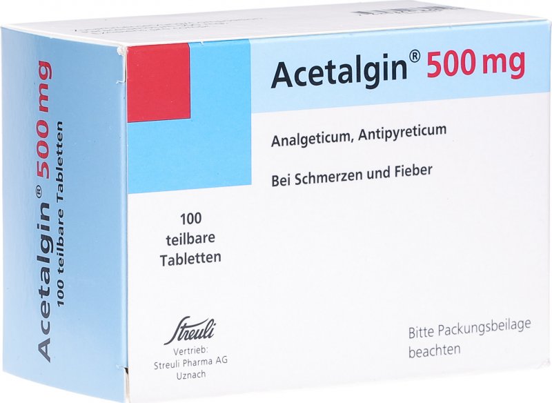 Acetalgin 500mg 100 Tabletten in der Adler Apotheke