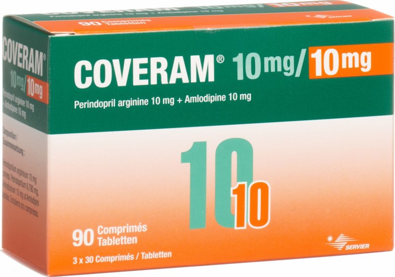 Coveram Tabletten 10/10mg 90 Stück in der Adler Apotheke