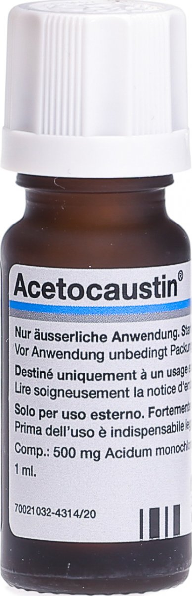 Acetocaustin 1ml in der Adler Apotheke