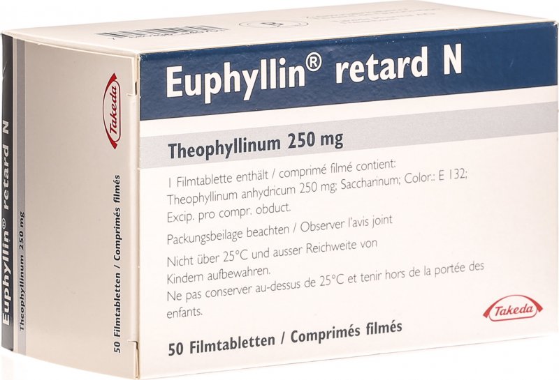 Euphyllin Retard N Retard Filmtabletten 250mg Neu 50 Stück in der Adler ...
