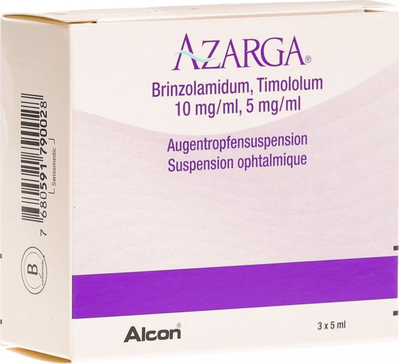Azarga Augentropfen 3x 5ml in der Adler Apotheke