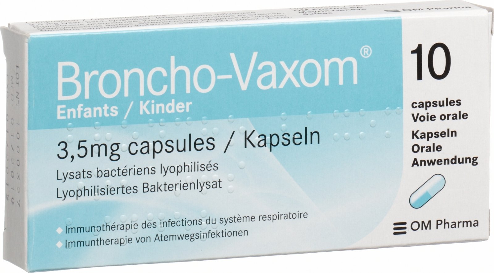 Broncho Vaxom Caps Kind 10 Stück in der Adler Apotheke