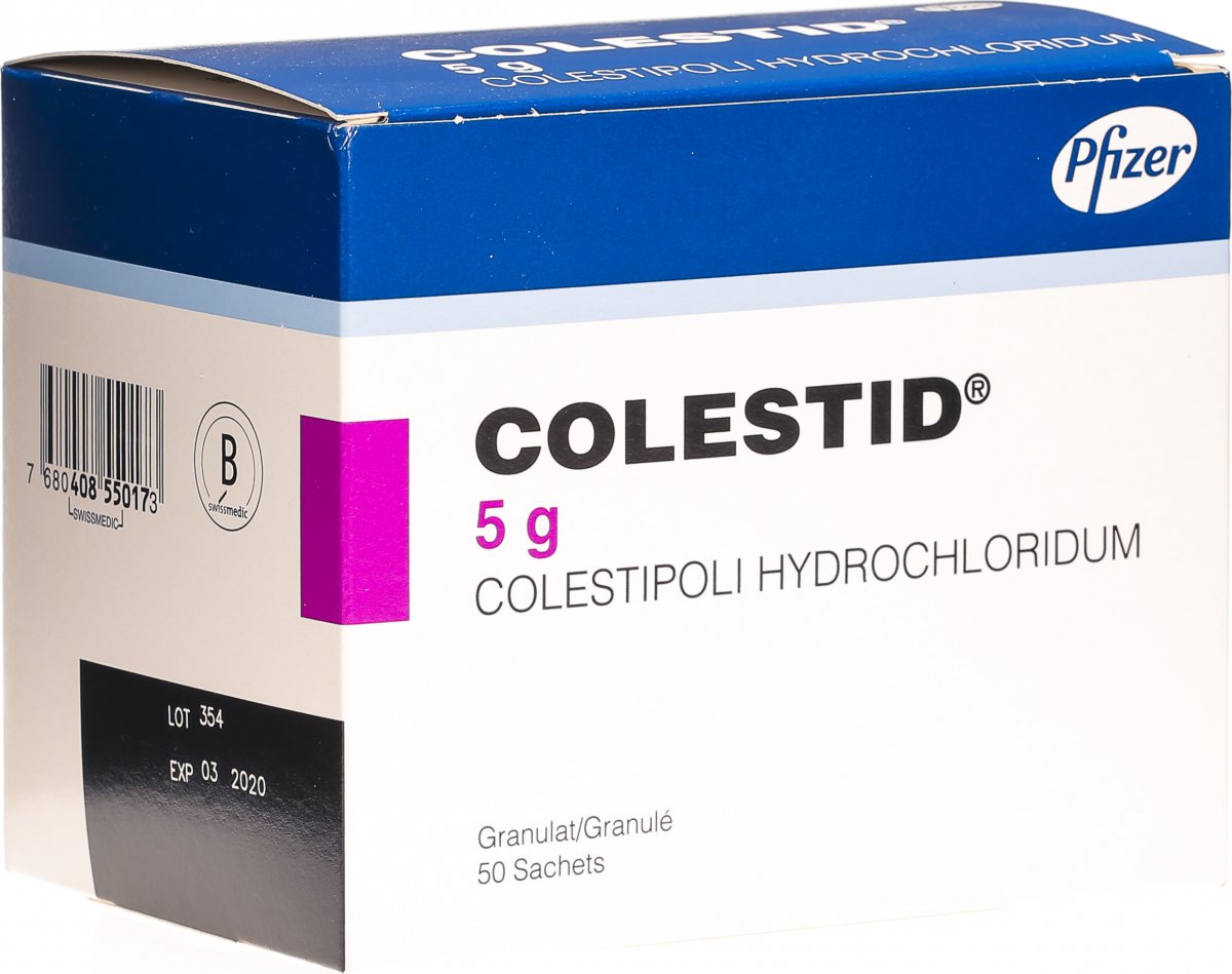 Colestid Granulat 50 Beutel 5g in der Adler Apotheke