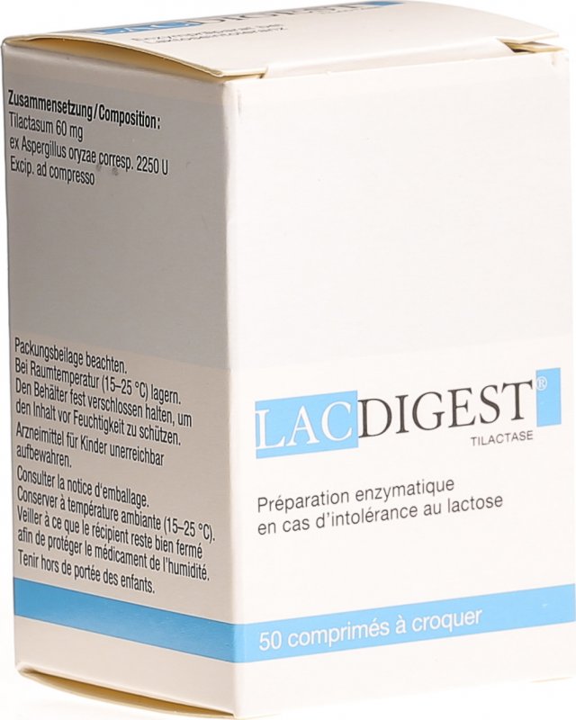 Lacdigest Kautabletten Dose 50 Stück in der Adler Apotheke