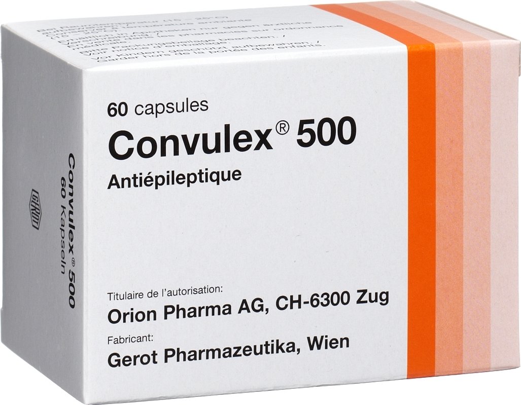 Convulex Kapseln 500mg 60 Stück in der Adler Apotheke
