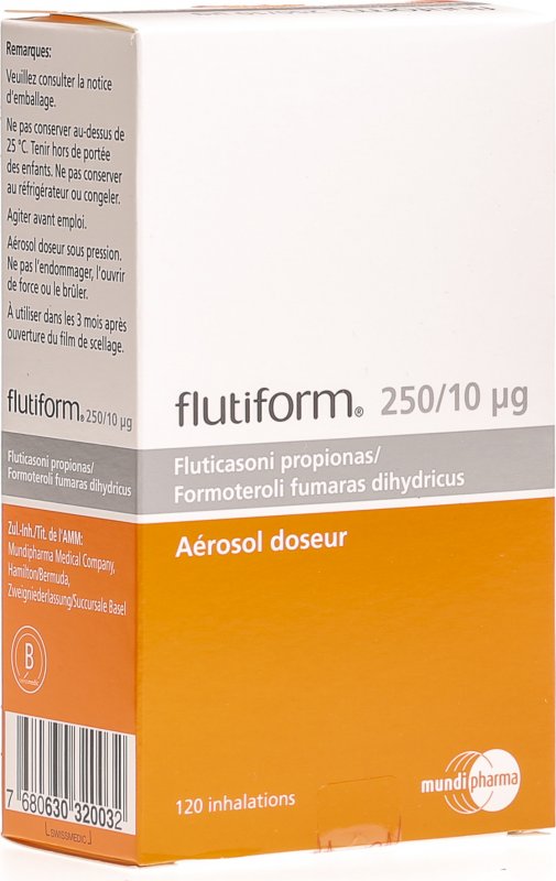 Flutiform 250/10 Dosieraeros 120 Dos in der Adler Apotheke