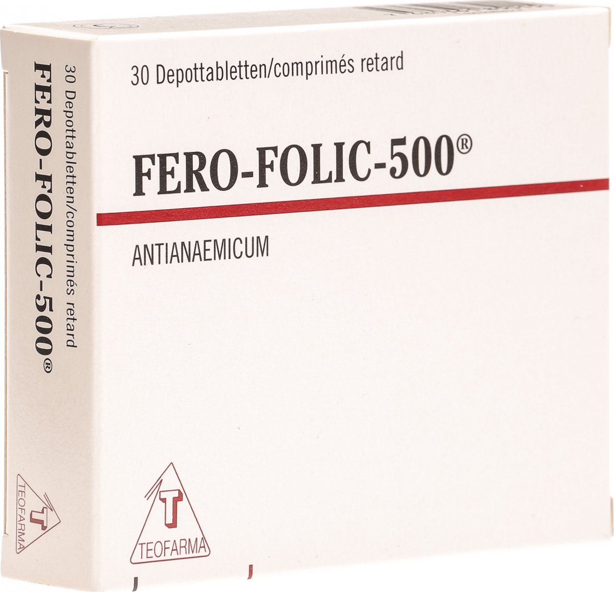 Fero Folic 500 Depottabl 500mg 30 Stück in der Adler Apotheke