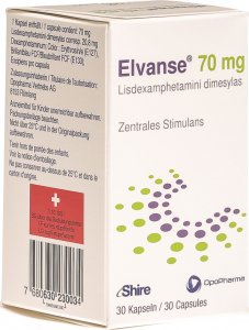 Elvanse Kapseln 70mg Flasche 30 Stück in der Adler Apotheke