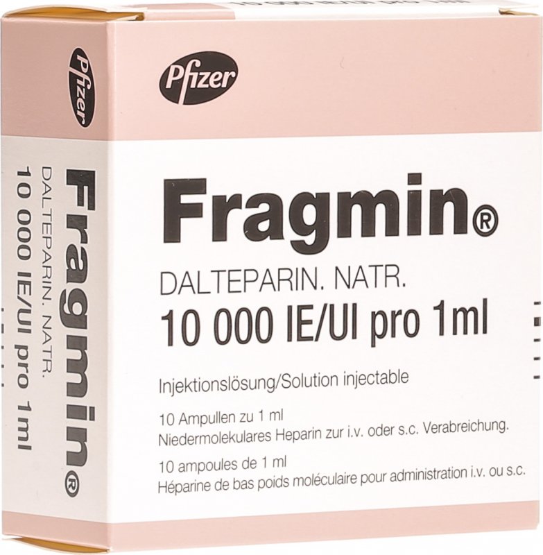 Fragmin Injektionslösung 10000 E/ml 10 Ampullen 1ml in der Adler Apotheke