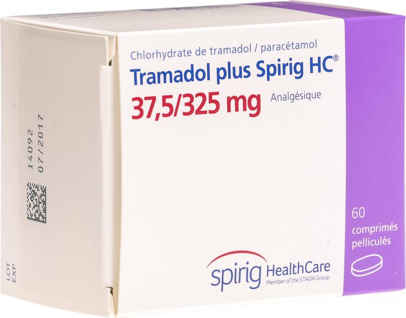 Tramadol Plus Spirig HC Filmtabletten 37.5/325mg 60 Stück in der Adler ...