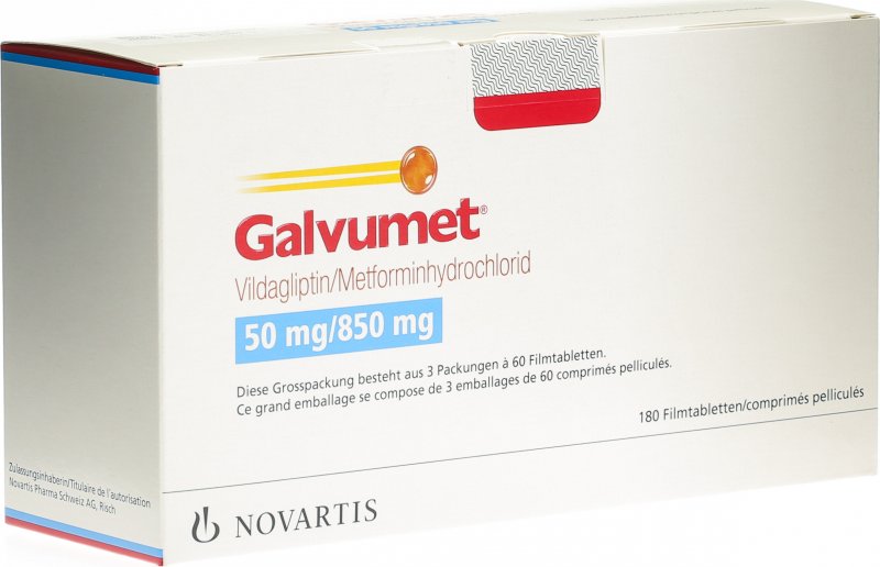 Galvumet Filmtabletten 50/850mg 180 Stück in der Adler Apotheke