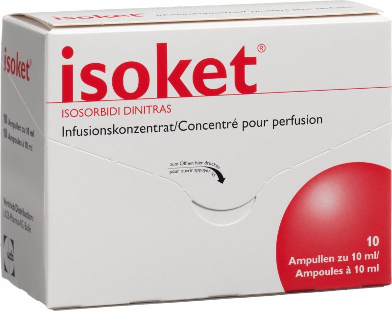 Isoket Infusionskonzentrat 10mg/10ml 10 Ampullen 10ml in der Adler Apotheke