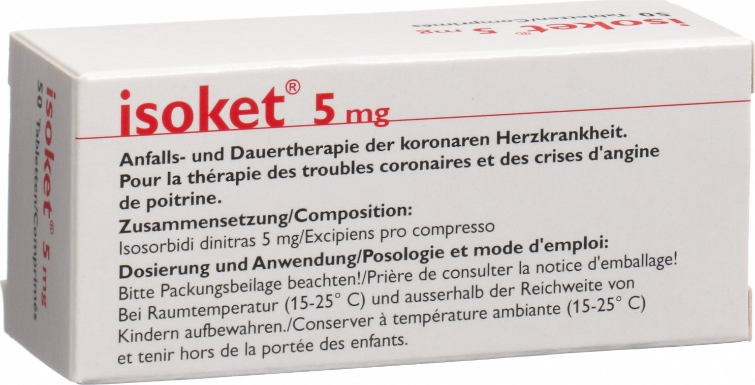 Isoket Tabletten 5mg 50 Stück in der Adler Apotheke