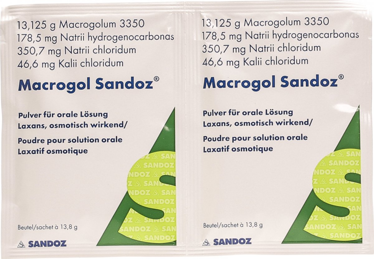 Macrogol Sandoz Granulat Beutel 100 Stück in der Adler Apotheke