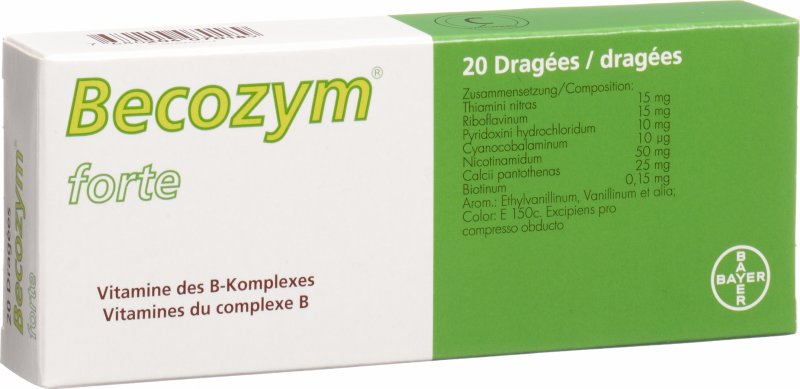 Becozym Forte 20 Dragees in der Adler Apotheke