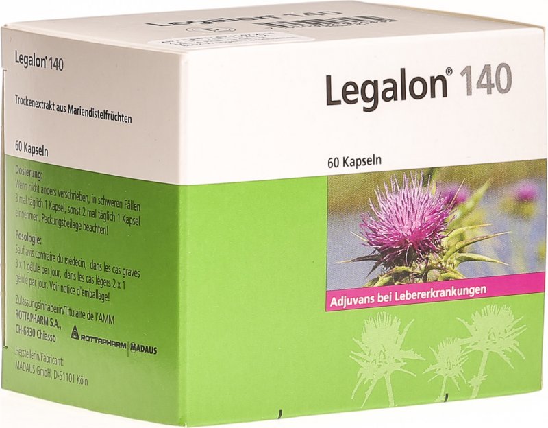 Legalon Kapseln 140mg 60 Stück in der Adler Apotheke