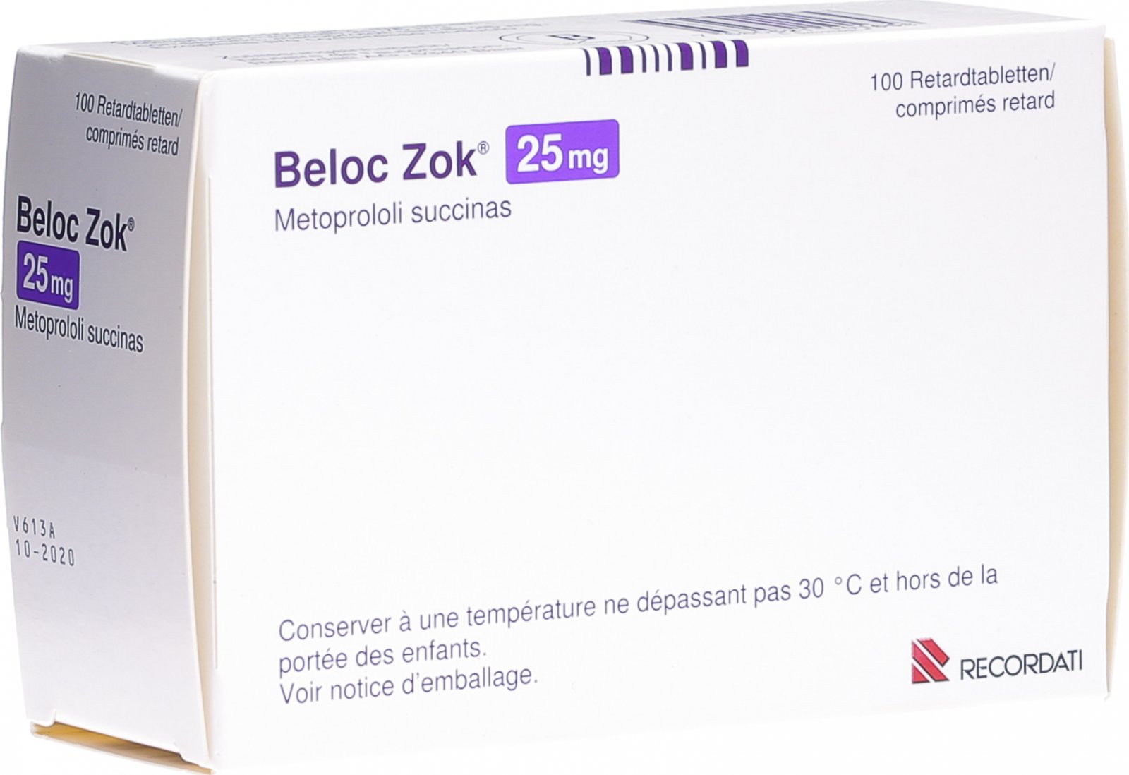 Beloc Zok 25 Retard Tabletten 25mg 100 Stück in der Adler Apotheke