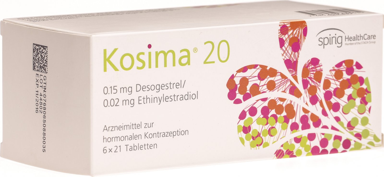Kosima 20 Tabletten 6x 21 Stück in der Adler Apotheke