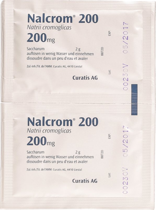 Nalcrom Pulver 200mg Beutel 50 Stück in der Adler Apotheke