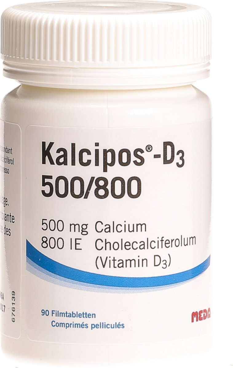 Kalcipos-d3 Filmtabletten 500/800 Dose 90 Stück in der Adler Apotheke