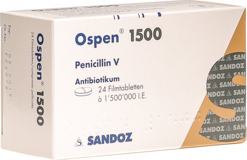 Ospen 1500 Tabletten 1.5 Mio E 24 Stück in der Adler Apotheke