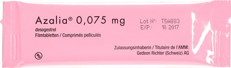 Azalia Filmtabletten 0.075mg 6x 28 Stück in der Adler Apotheke