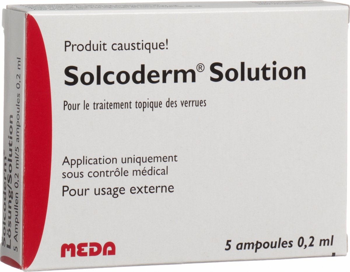 Solcoderm Lösung 5 Ampullen 0.2ml in der Adler Apotheke