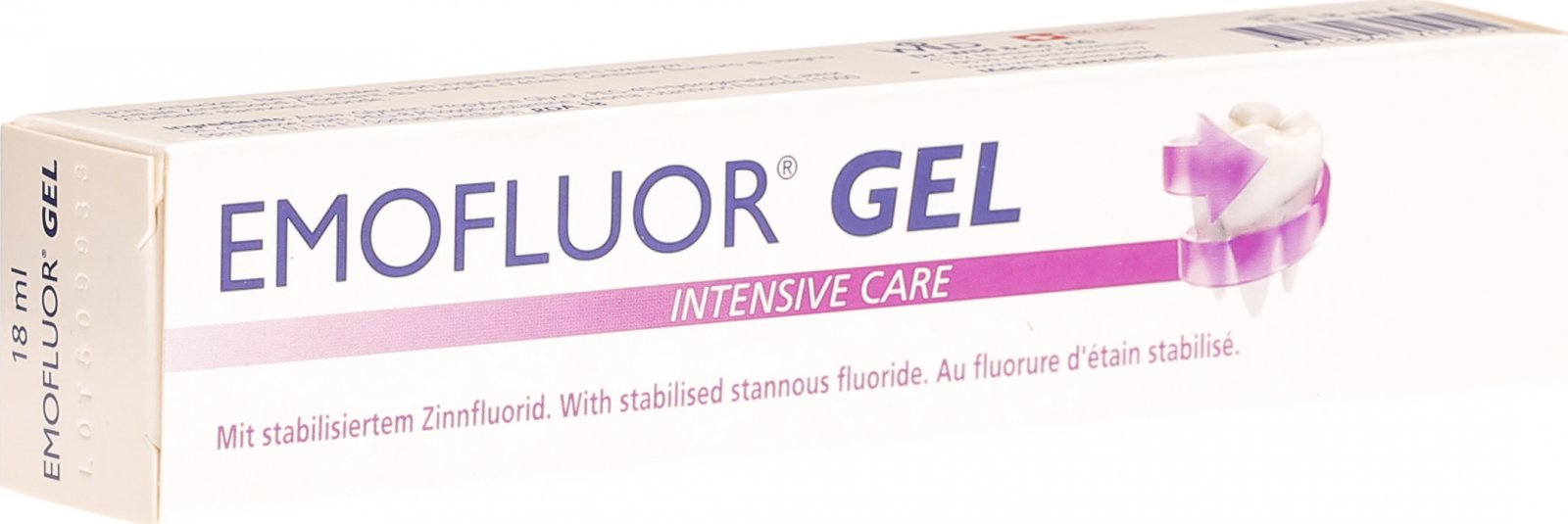 Emofluor Gel Tube 18ml in der Adler Apotheke