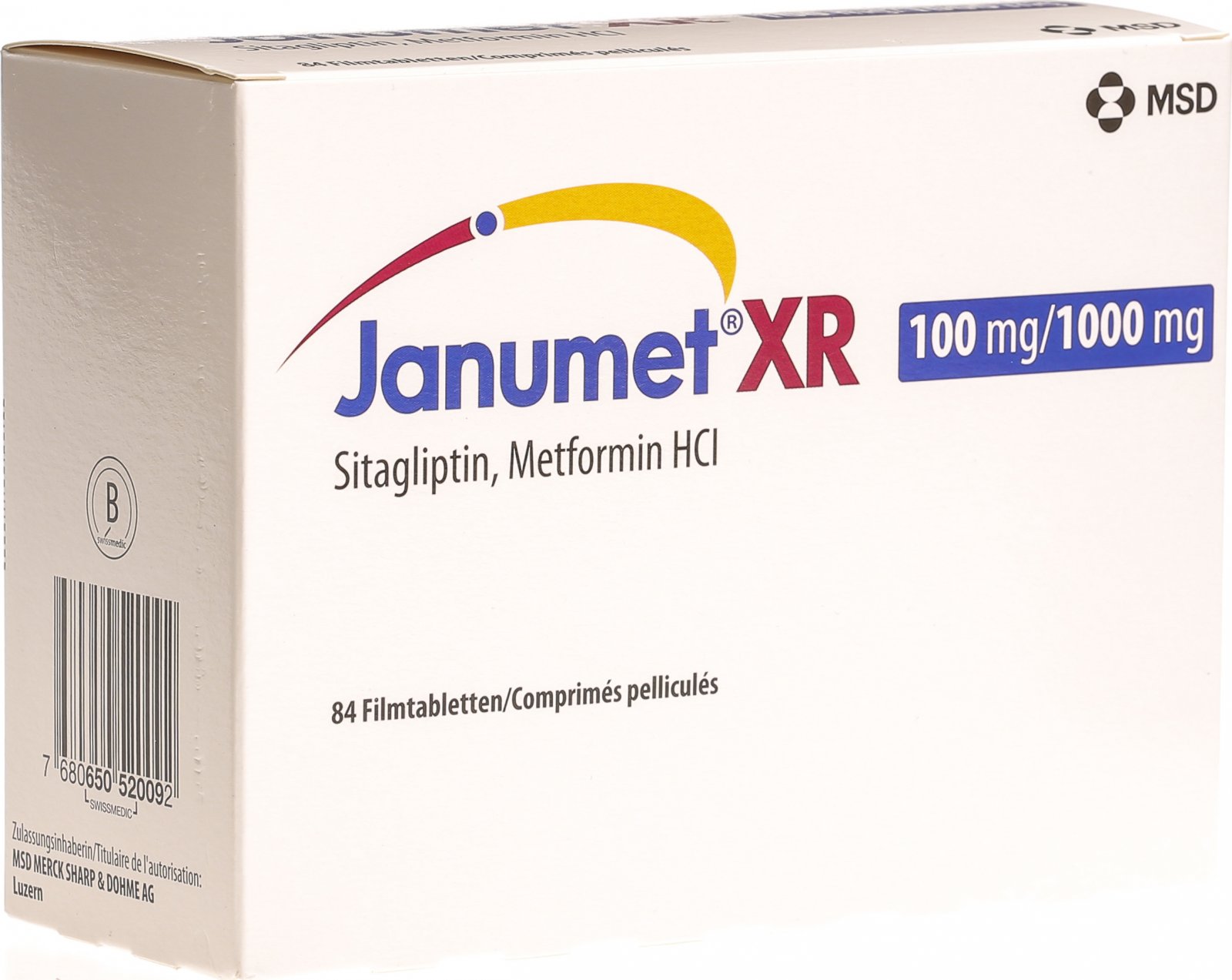 Janumet Xr Retard Filmtabletten 100 1000mg 3 Flasche 28 Stück In Der