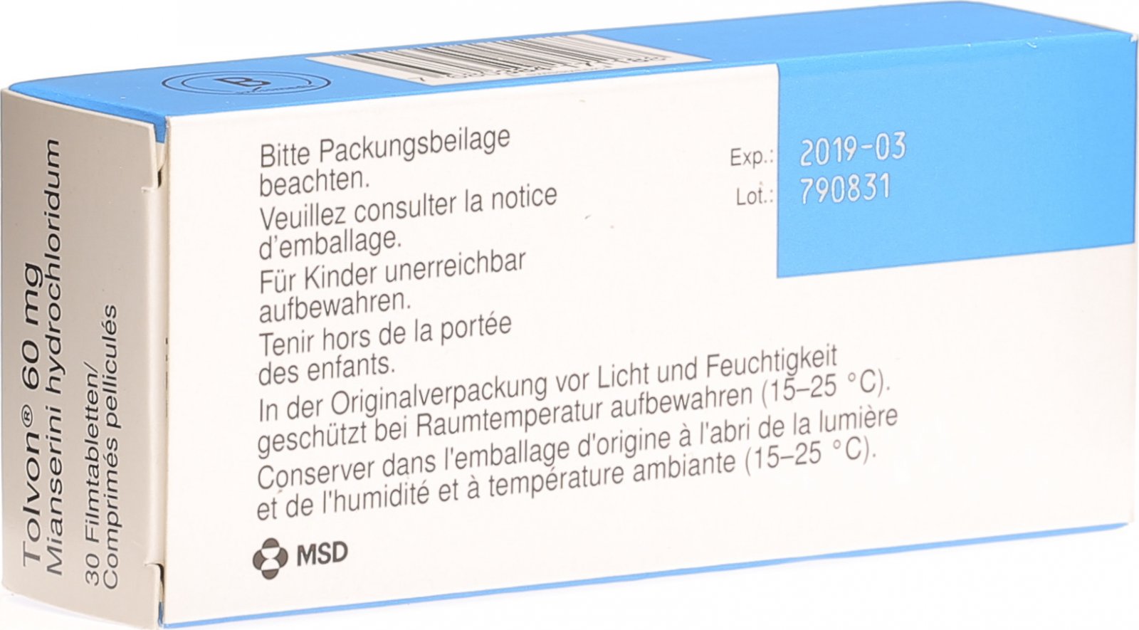 Tolvon Tabletten 60mg 30 Stück in der Adler Apotheke