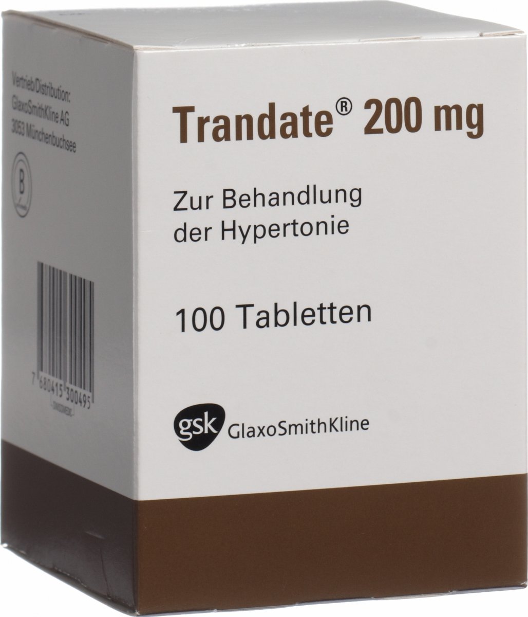 Trandate Tabletten 200mg 100 Stück in der Adler Apotheke