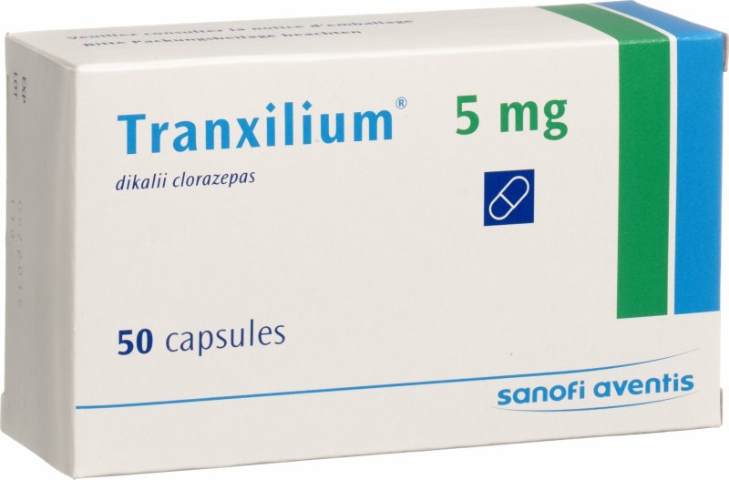 Tranxilium Kapseln 5mg 50 Stück in der Adler Apotheke