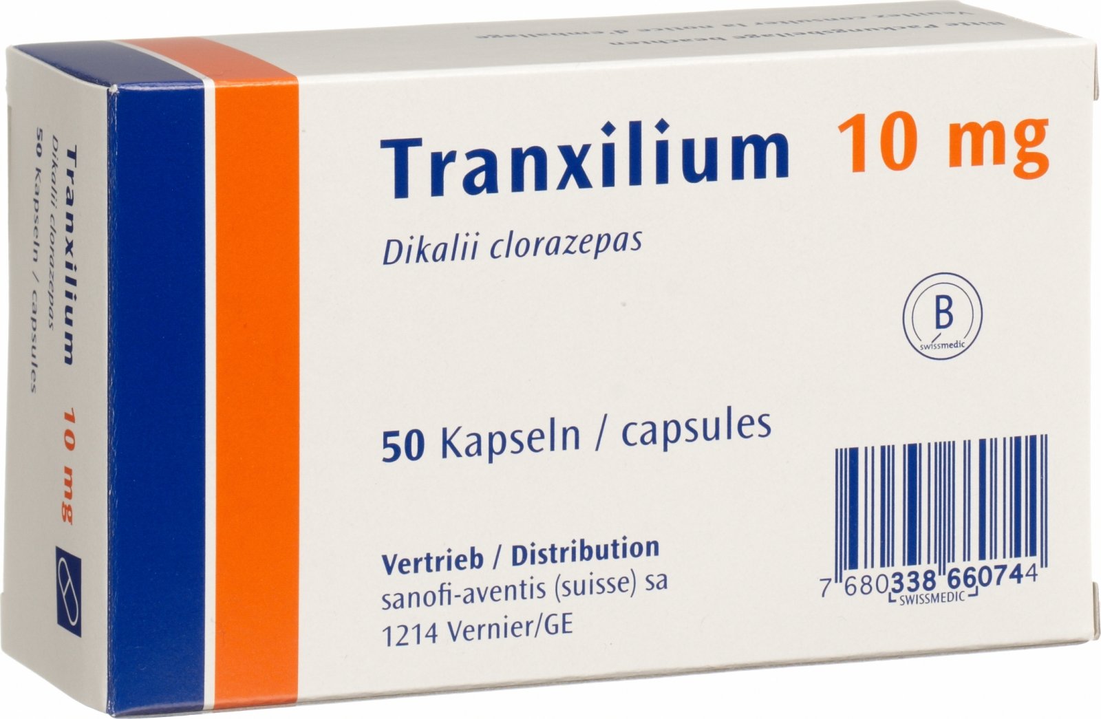 Tranxilium Kapseln 10mg 50 Stück in der Adler Apotheke