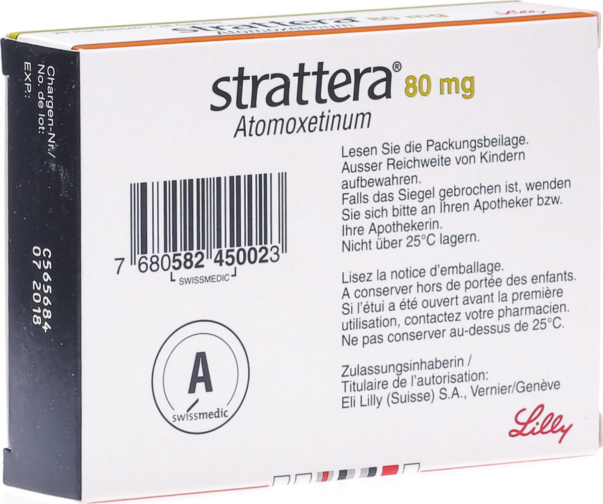 Strattera Kapseln 80mg 28 Stück in der Adler Apotheke