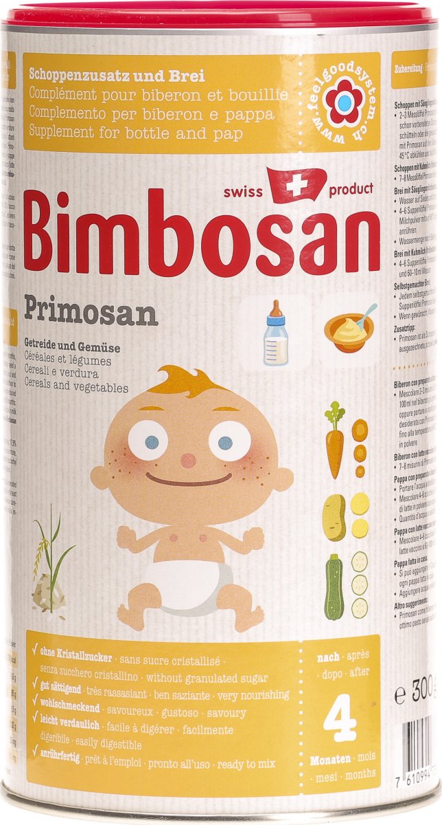 Bimbosan Primosan Schoppen Gemüse Dose 300g in der Adler Apotheke