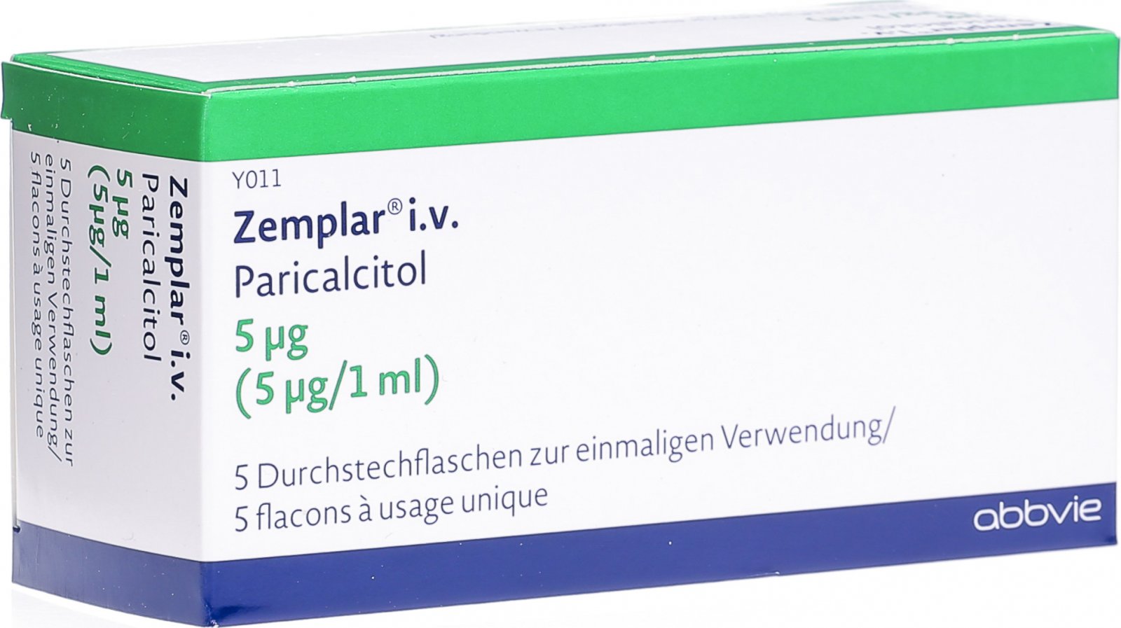 Zemplar Injektionslösung 5mcg/ml 5 Durchstechflaschen 1ml in der Adler ...