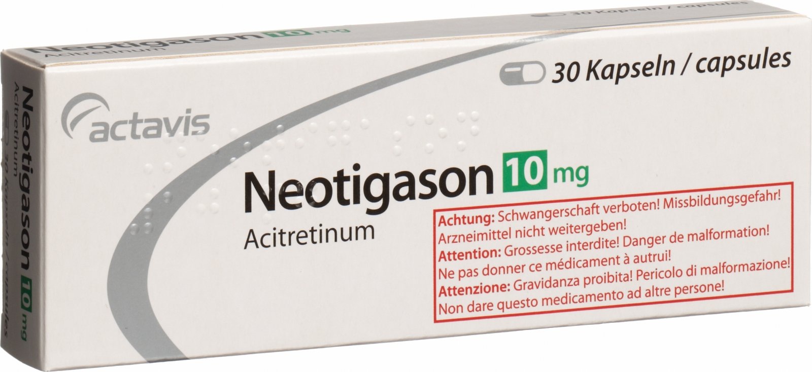 Neotigason Kapseln 10mg 30 Stück in der Adler Apotheke