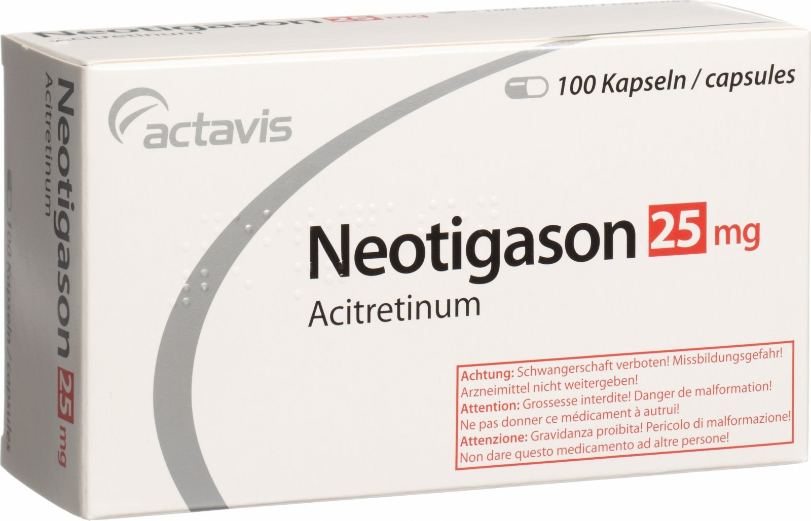 Neotigason Kapseln 25mg 100 Stück in der Adler Apotheke