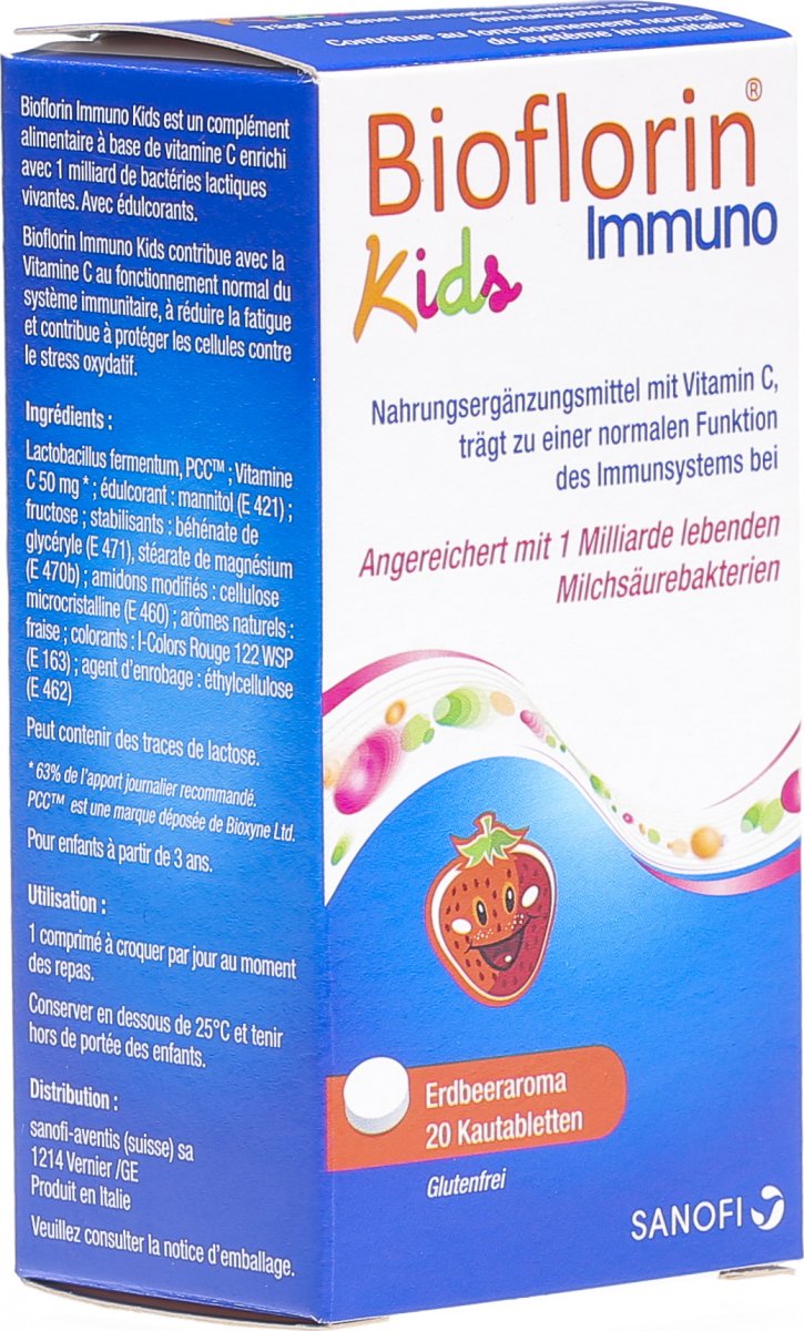 Bioflorin Immuno Kids 20 Tabletten in der Adler Apotheke