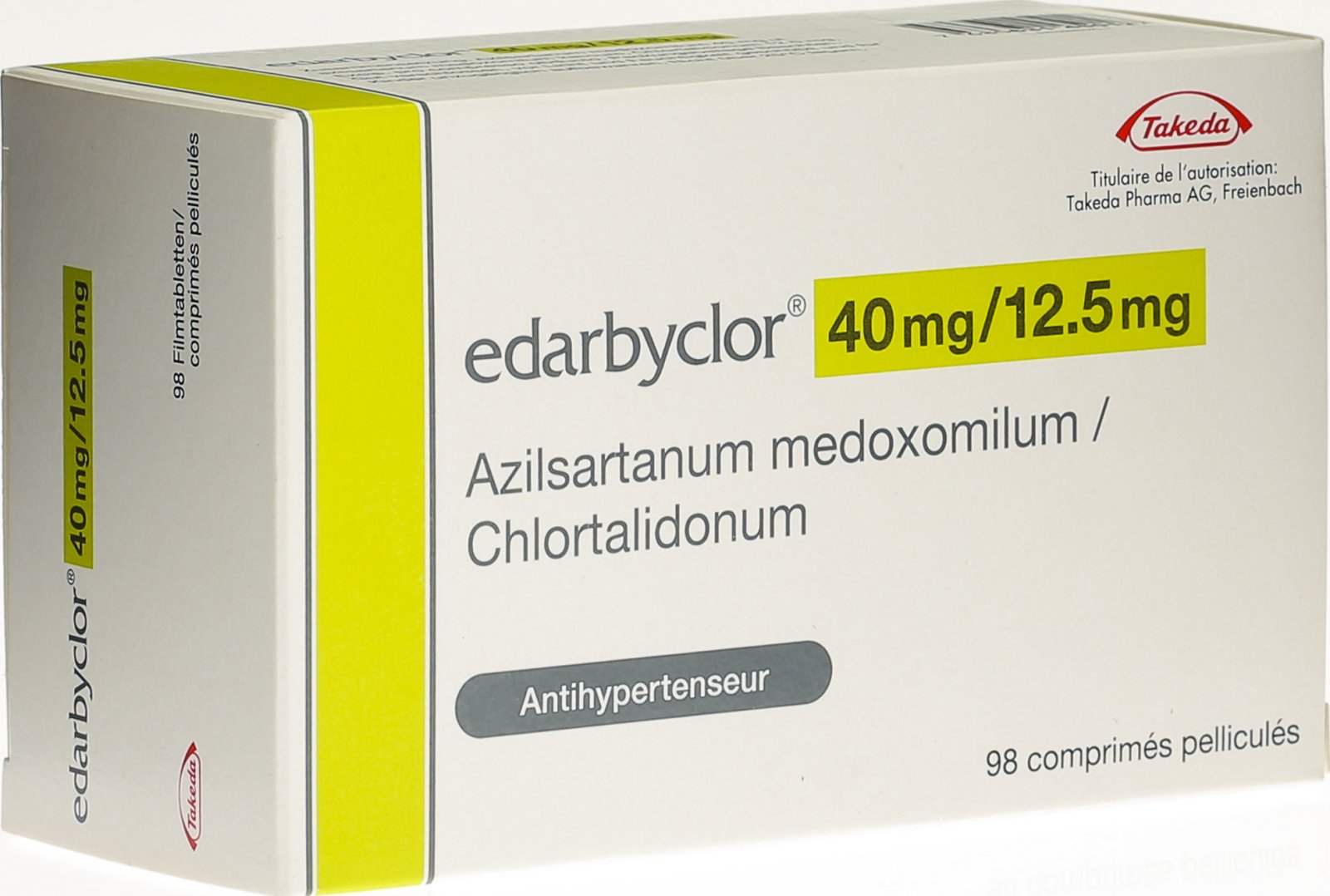 Edarbyclor Filmtabletten 40/12.5mg Blister 98 Stück in der Adler Apotheke