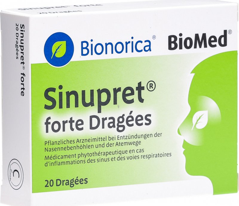 Sinupret Forte Dragees (neu) 20 Stück in der Adler Apotheke