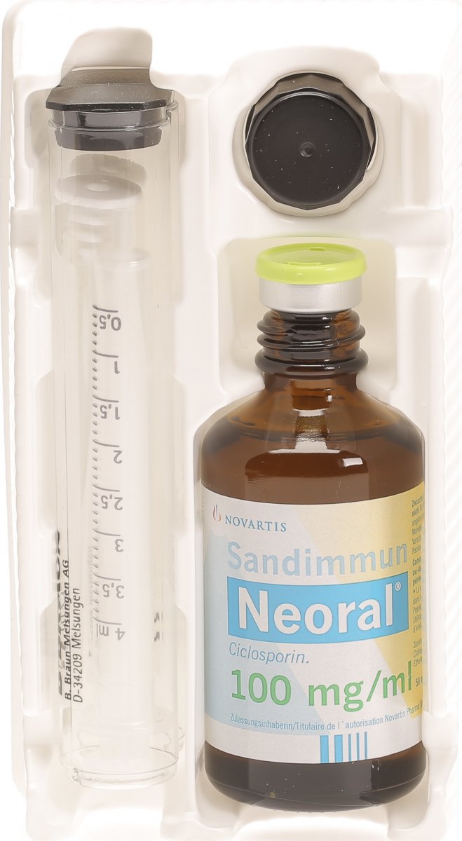 Sandimmun Neoral Lösung 100mg/ml 50ml in der Adler Apotheke