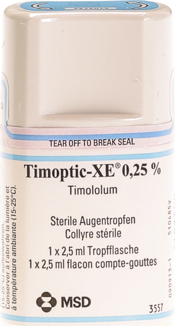 Timoptic XE Augentropfen 0.25% 3x 2.5ml in der Adler Apotheke
