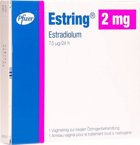 Estring Vaginalring mit Depotöstrogen in der Adler Apotheke